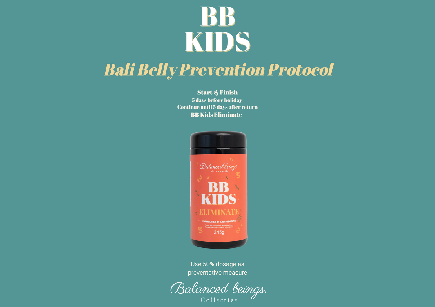 Bali Belly Prevention Protocol – BB Kids